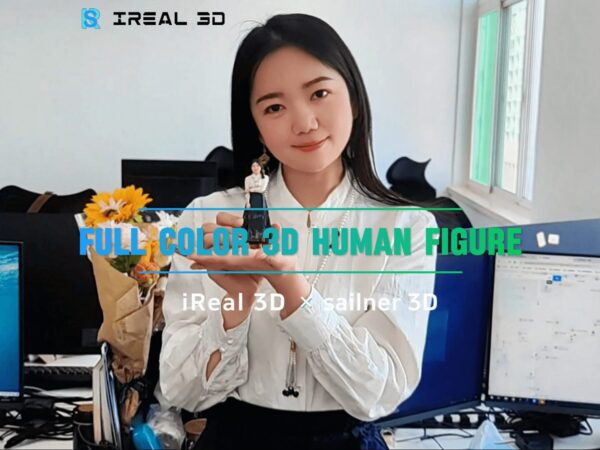 3D Printing a Full Color Selfie from iReal M3 3D Scan - 3DeVOK