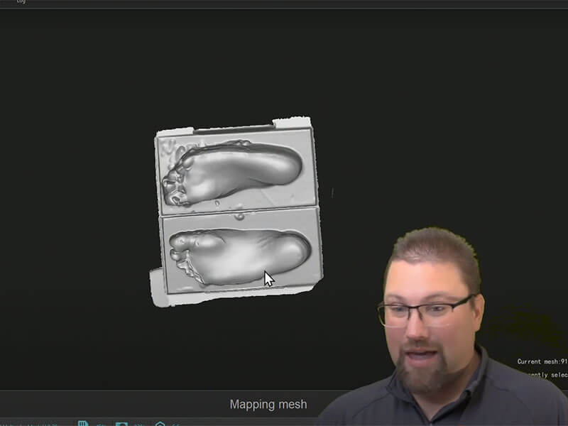 3D Scanning Foot Orthoses - 3DeVOK