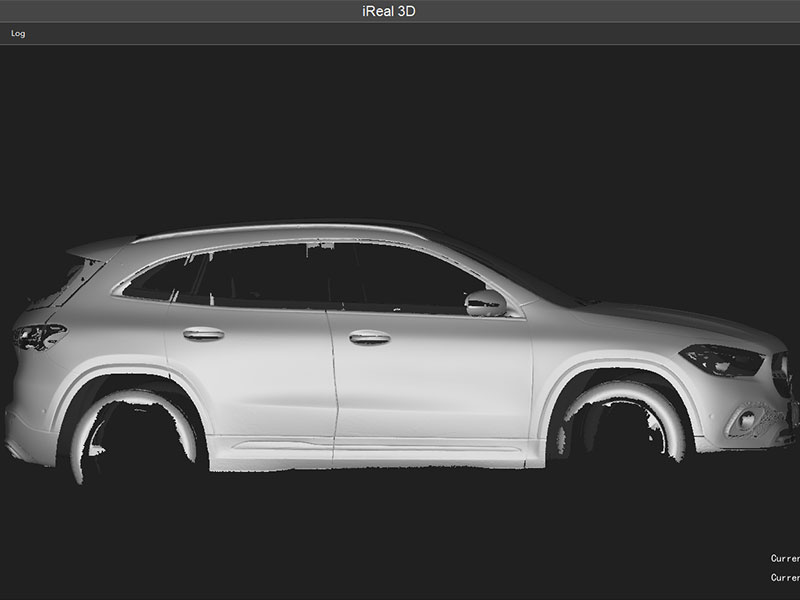 3D Scanning A Vehicle from Mercedes Benz with iReal 2E
