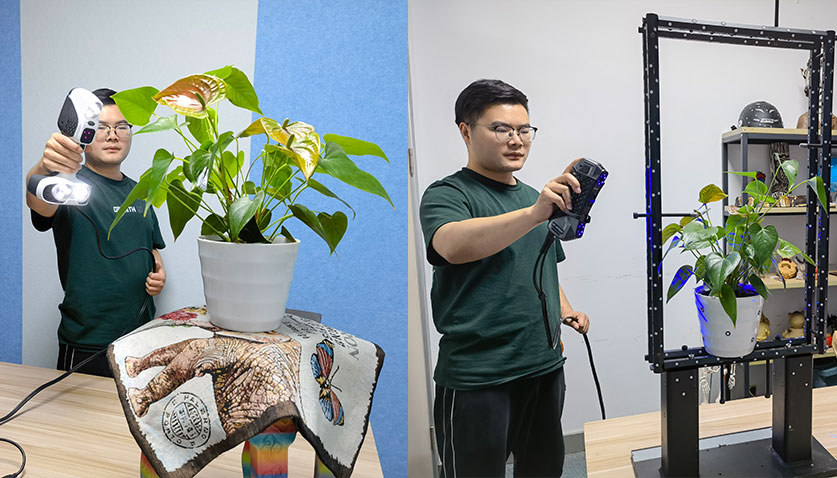 3D Scanner for Plant Growth Morphology Analysis - 3DeVOK