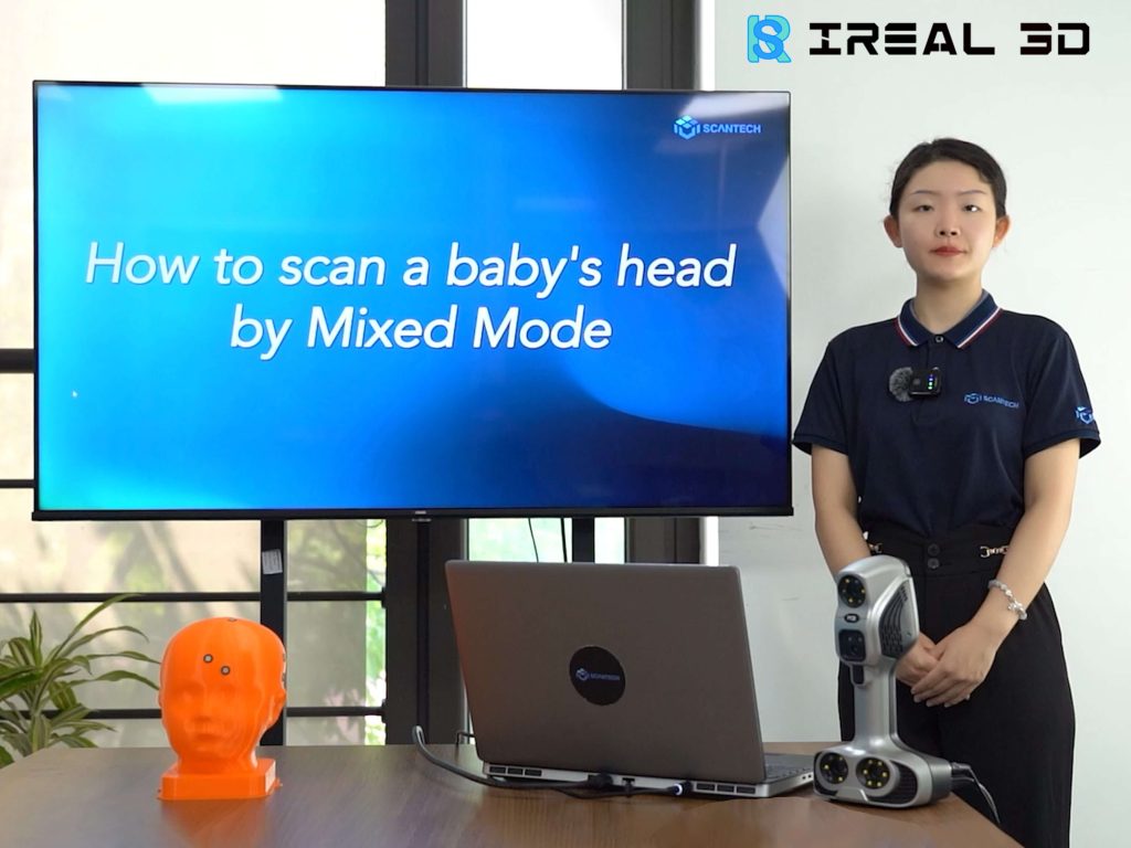 Tutorial - Simulating Baby Head 3D Scanning with Mixed Mode - 3DeVOK