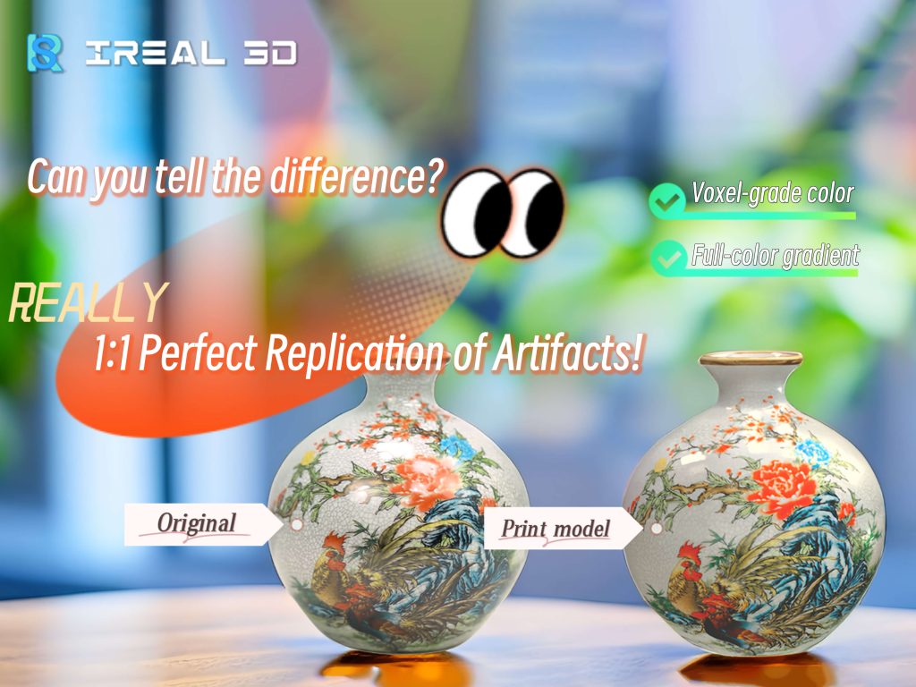 Sailner Full-color 3D Printing Starting from iReal M3 3D Scanning - 3DeVOK