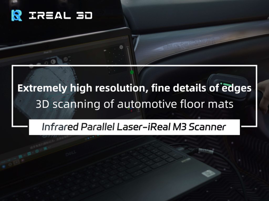 iReal M3 3D Scanning the Vehicle Floor Mats - 3DeVOK