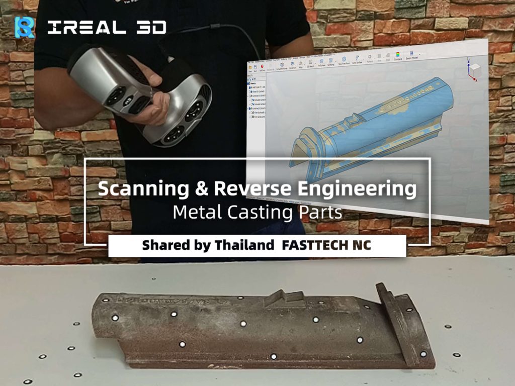 Optimizing the Reverse Engineering Process with iReal M3 3D Scanner! - 3DeVOK
