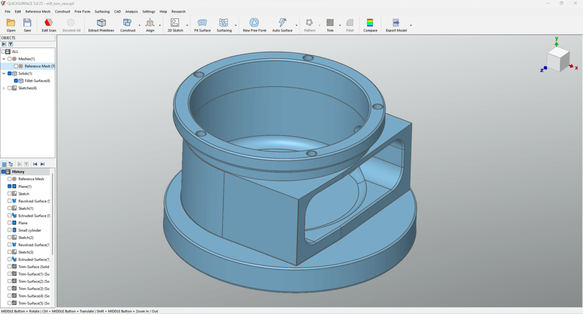 QUICKSURFACE: Best 3D Reverse Engineering Software | 3DeVOK