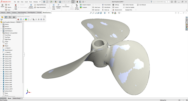 QUICKSURFACE: Best 3D Reverse Engineering Software | 3DeVOK