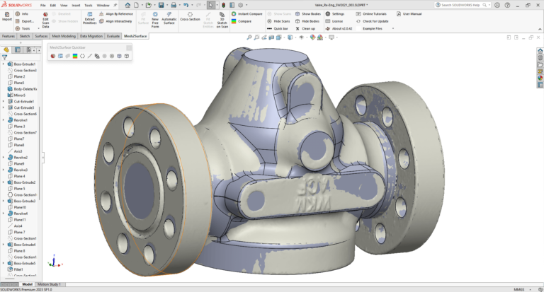 QUICKSURFACE: Best 3D Reverse Engineering Software | 3DeVOK