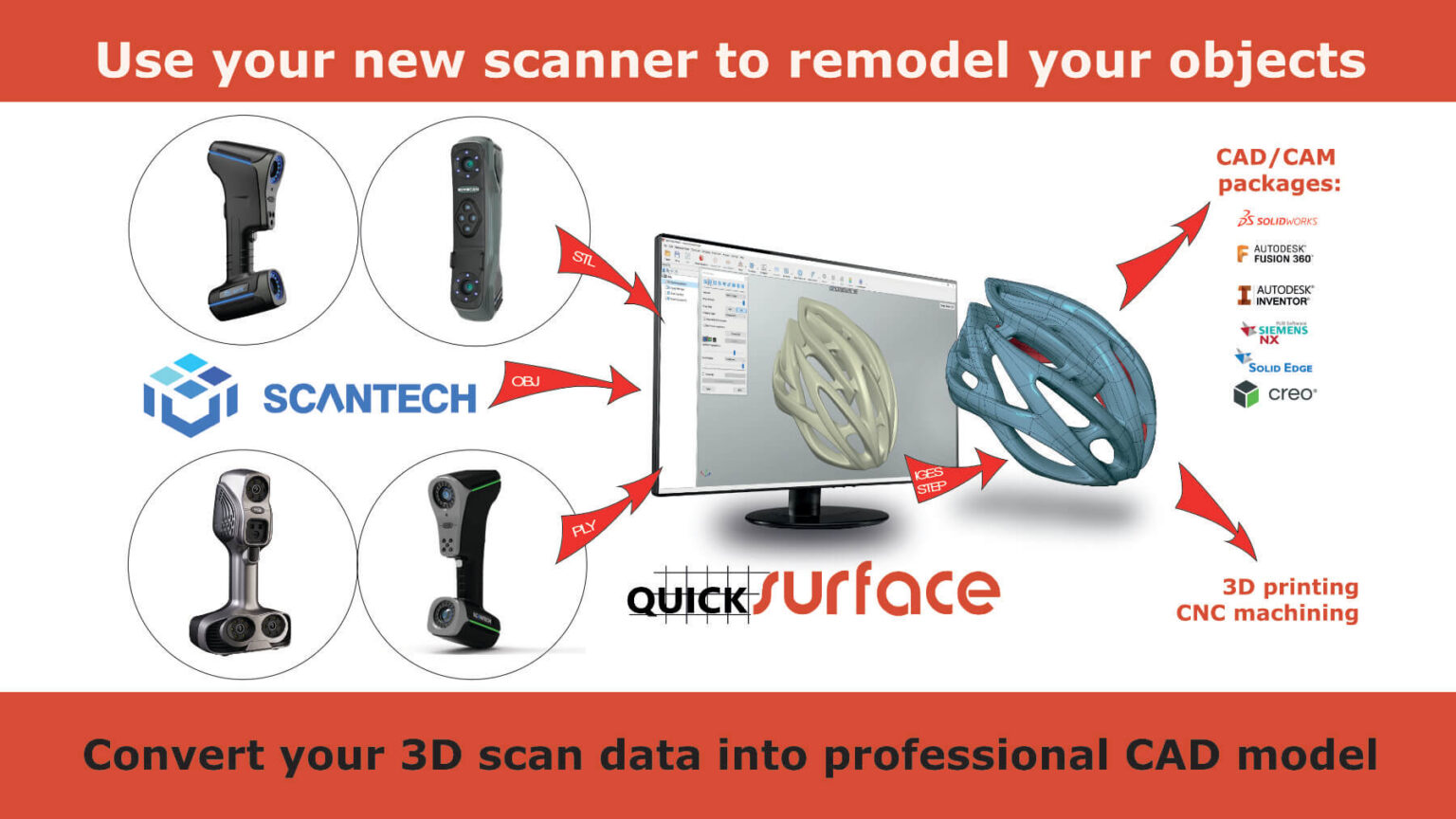 QUICKSURFACE: Best 3D Reverse Engineering Software | 3DeVOK