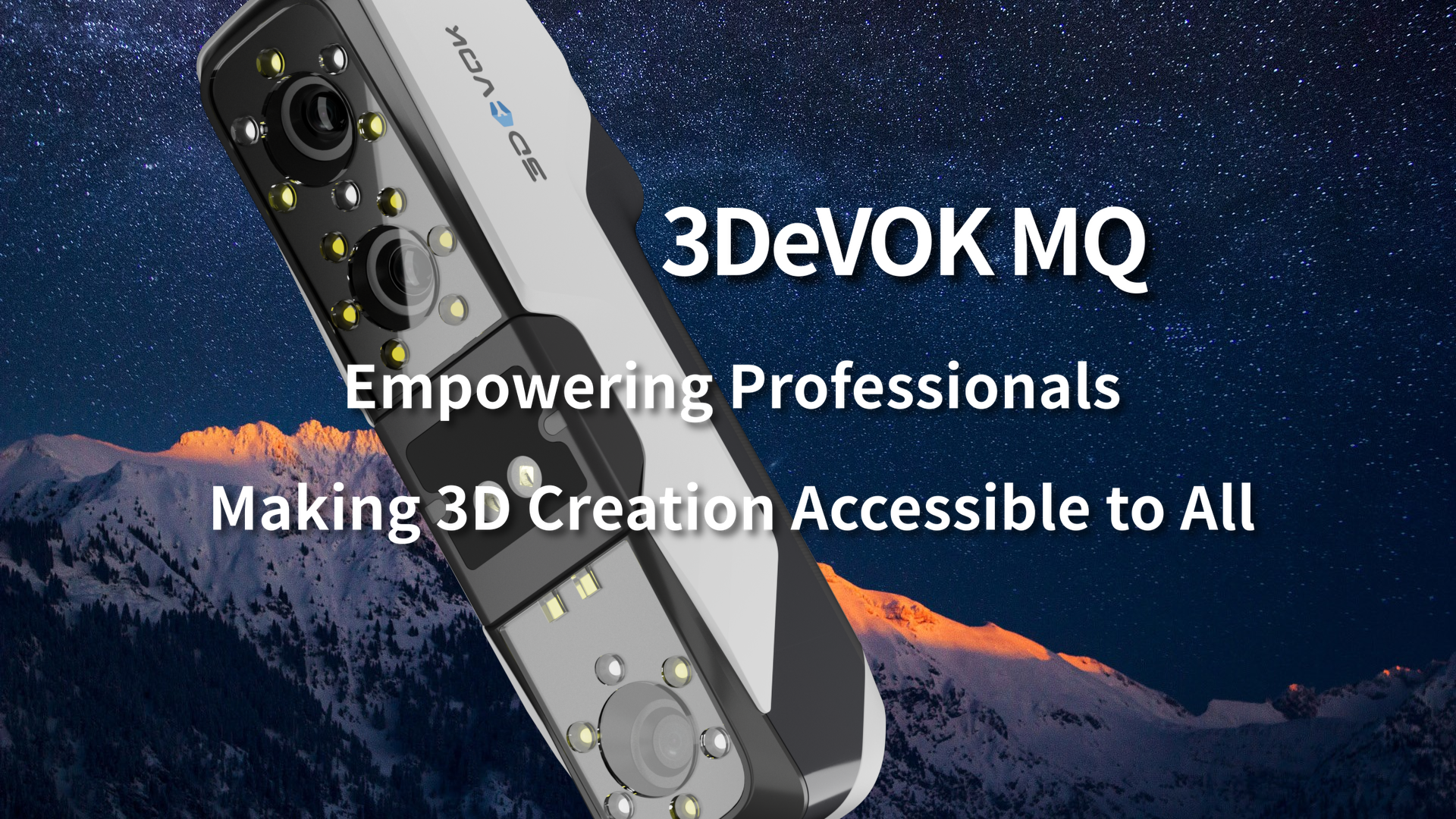 Introducing 3DeVOK MQ Wireless and Professional 3D Scanner – Making 3D Creation Accessible to ...
