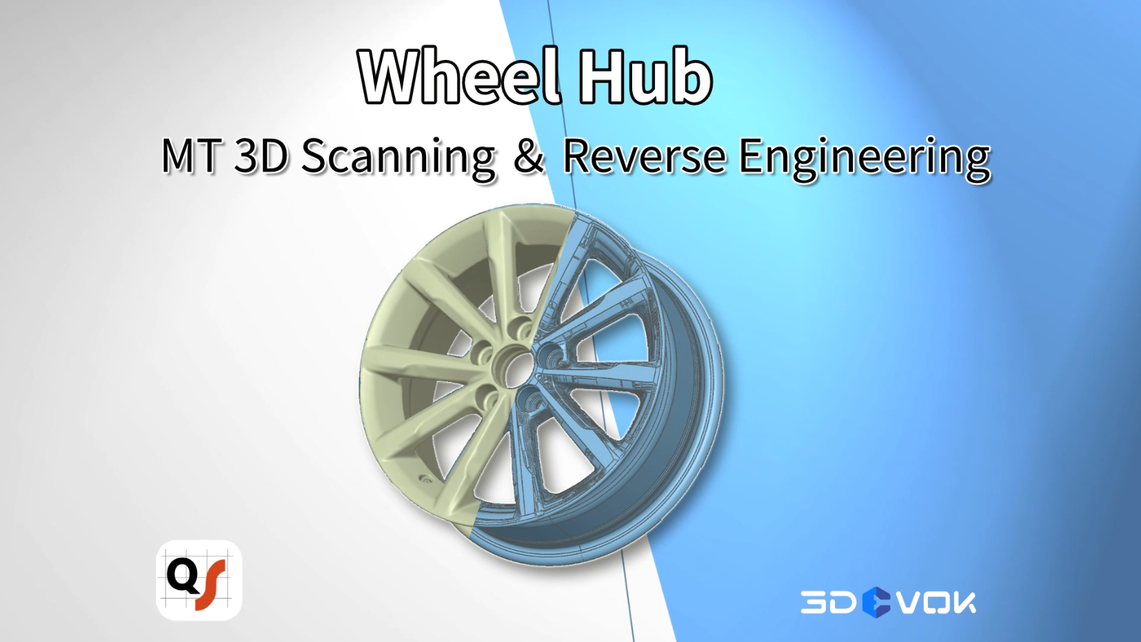 MT 3D Scanning / How to Reverse Engineer a Reflective Wheel Hub in Quicksurface? - 3DeVOK