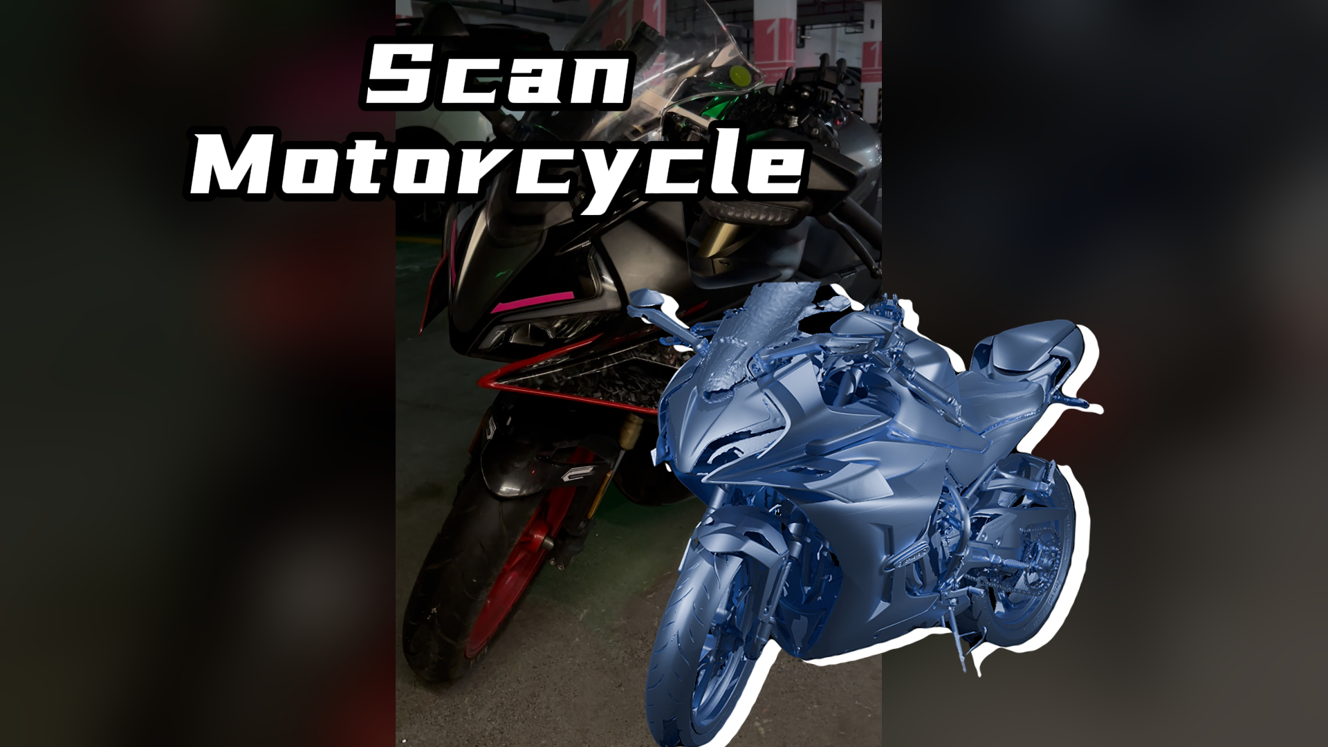 Effortless 3D Scanning for Black & Reflective Motorcycles – 3DeVOK MT ...